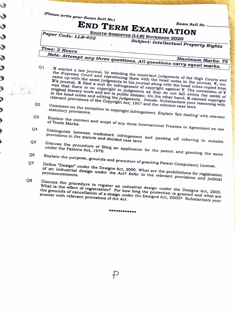 Eighth Sem Papers | PDF