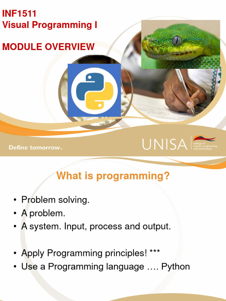 2024 - Unit0 Overview INF1511 | PDF | Technology & Engineering