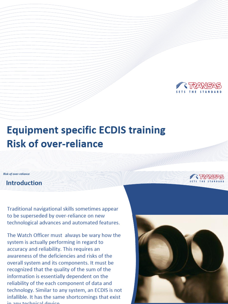 Risks of Overreliance on ECDIS | PDF | Navigation | Global Positioning ...