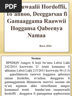 Gabaasa Kurmaana 4ffaa | PDF