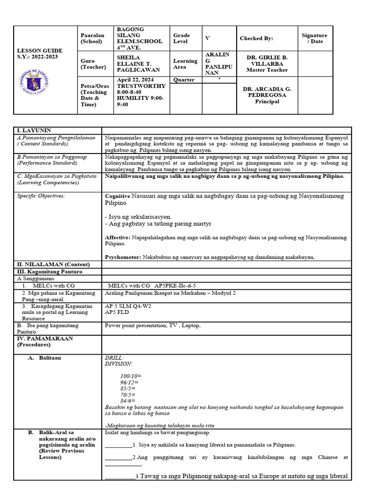 Ap 5-Q4-W1-April 22-2024 | PDF