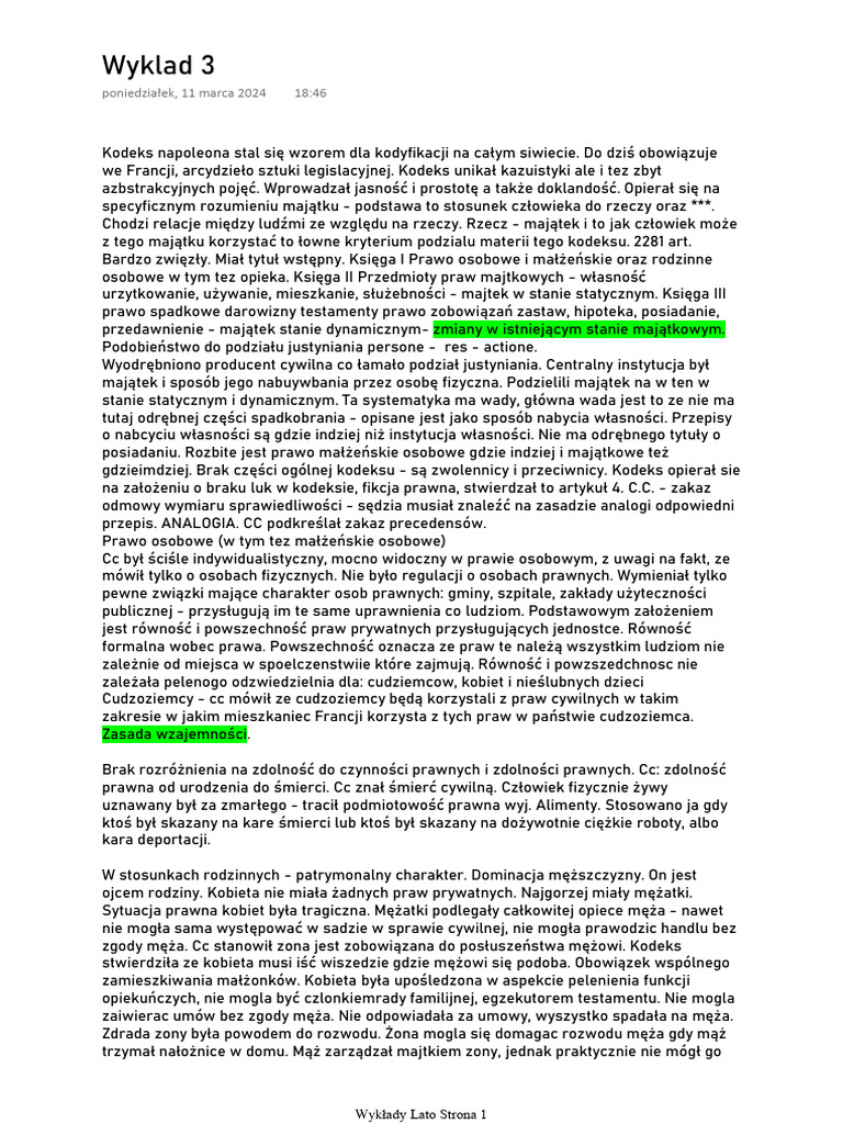 Wyklad 3 | PDF