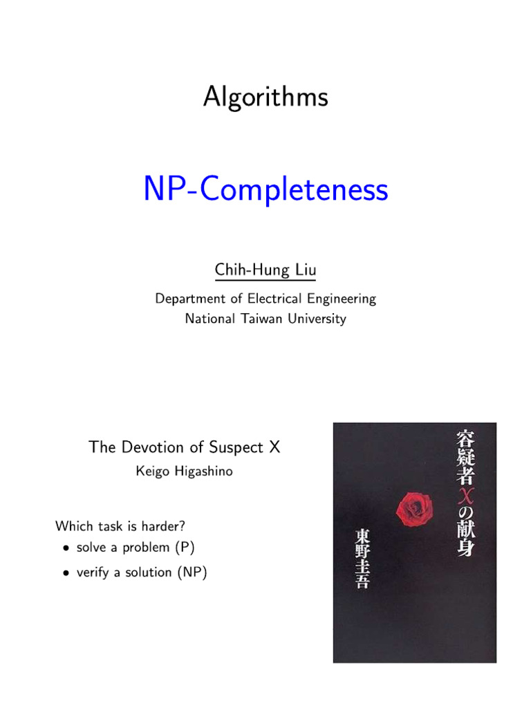 NP Completeness-Until TSP | PDF