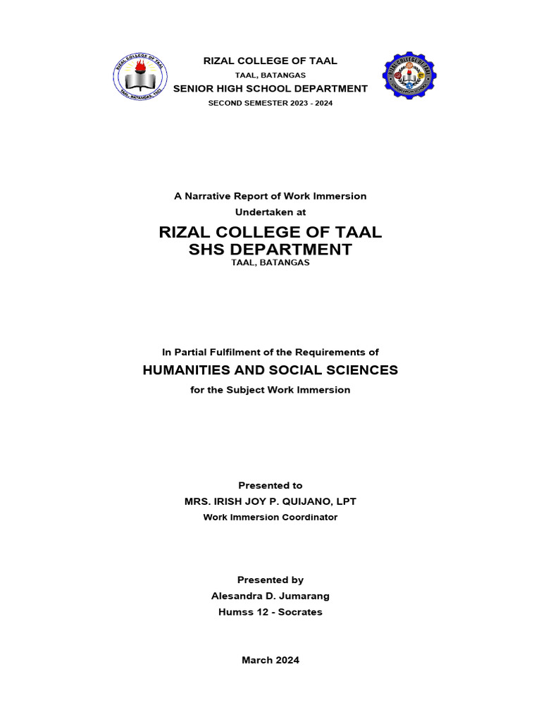 Alex Narrative Final | PDF