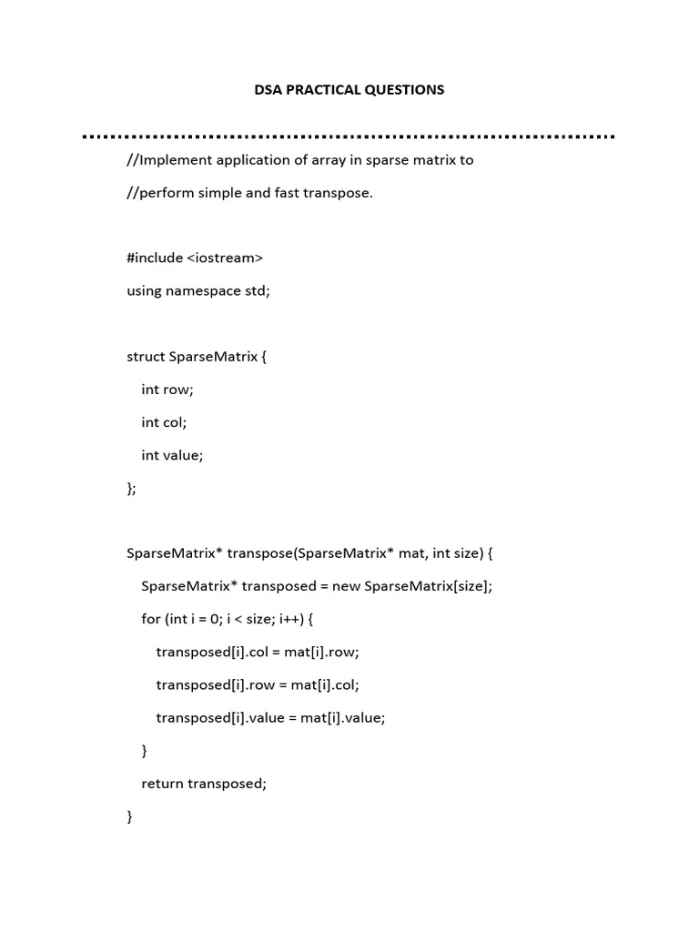 Dsa Practical Questions | PDF | Queue (Abstract Data Type) | Computer ... Dsa Practical Questions | PDF | Queue (Abstract Data Type) | Computer ...