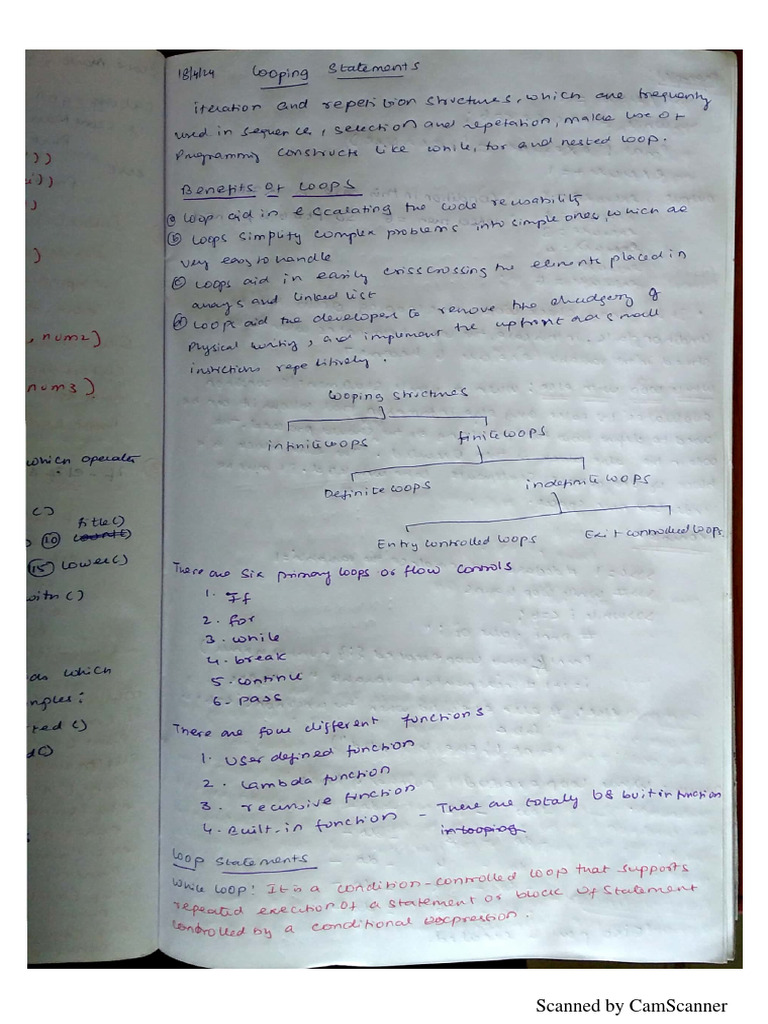 Loop Statements | PDF