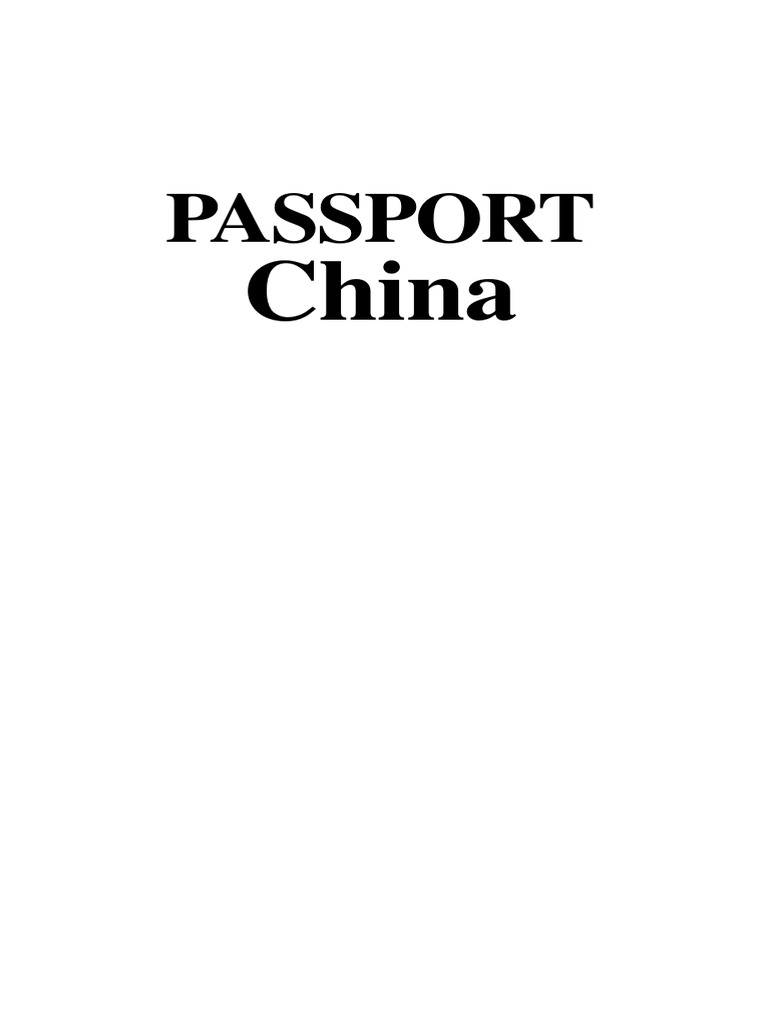 Jenny Li - Barbara Szerlip - Tom Watson - Passport China - Your Pocket ...
