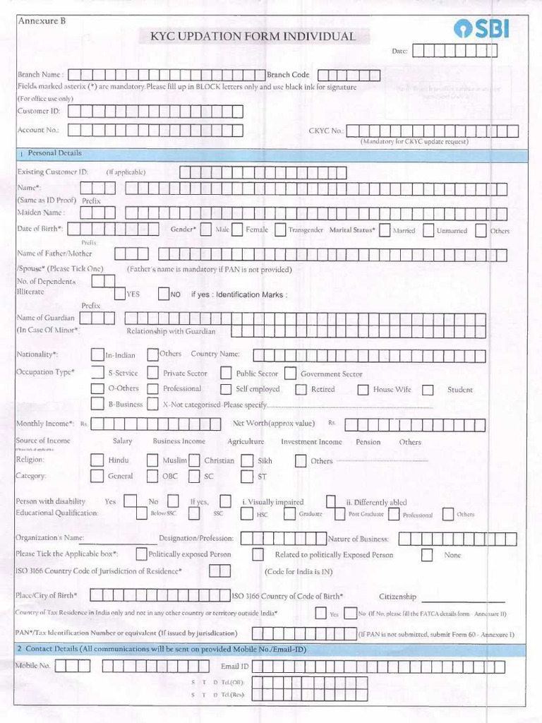K y C Form | PDF