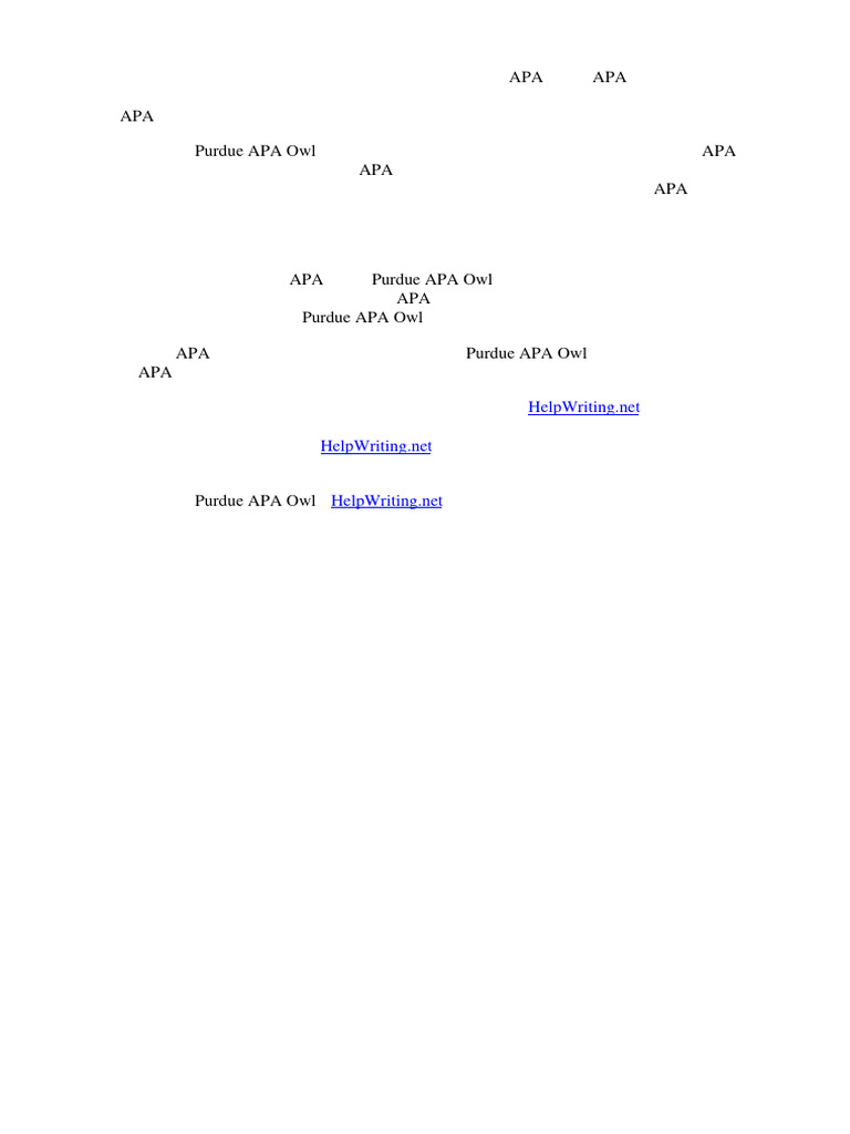 Purdue Apa Owl | PDF | Apa Style | Citation