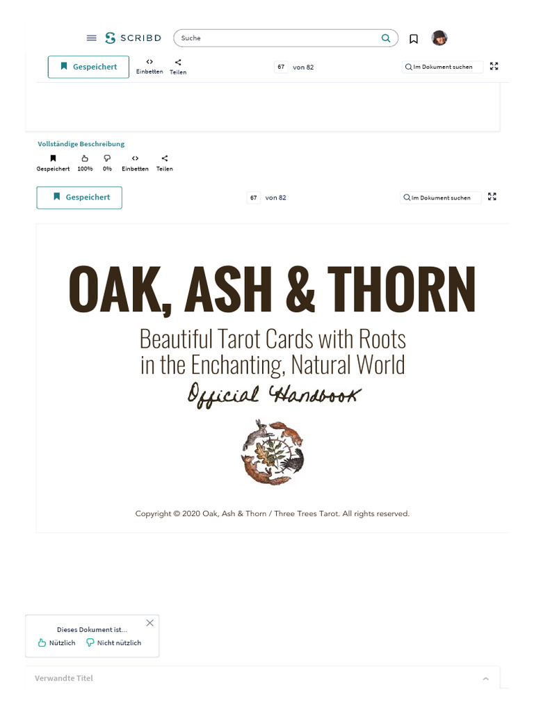 Oak, Ash & Thorn Tarot - PDF - Courage - Contentment | PDF | Science ...