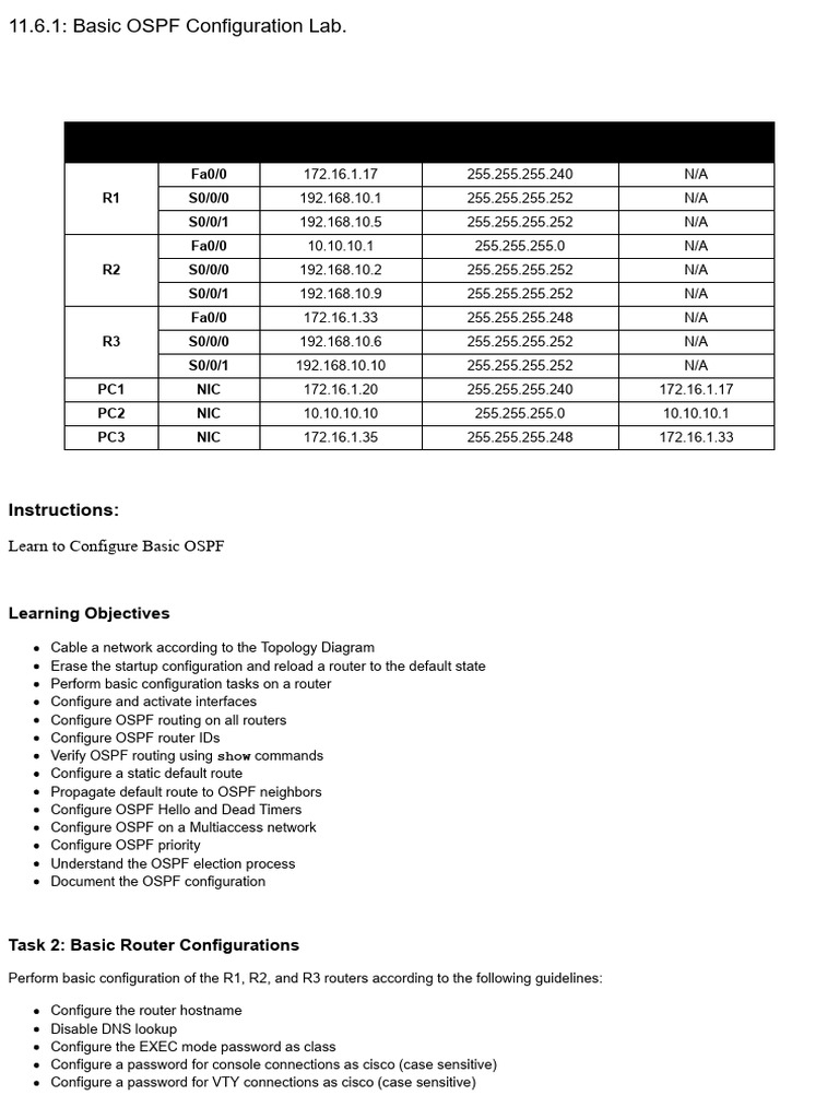 Modul Ospf Sederhana Termasuk Script | PDF | Router (Computing) | Ip ...