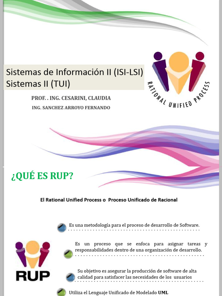 Introducción al Proceso RUP y OOP | PDF | Ingeniería de software | Informática