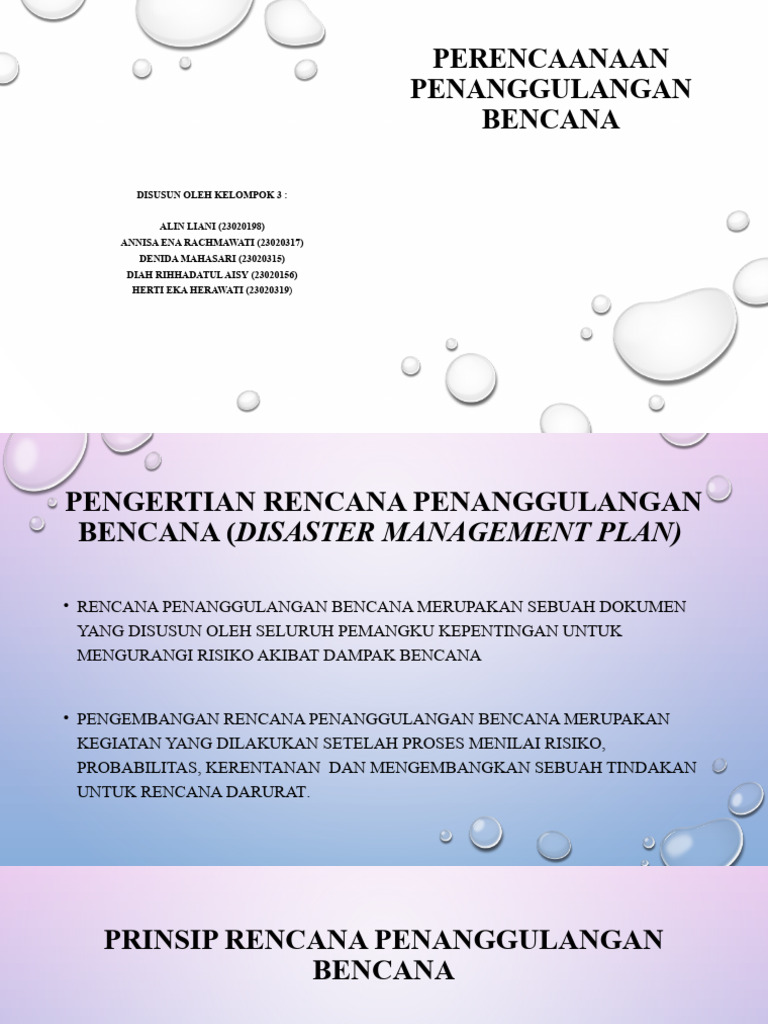 Perencanaan Penanggulangan Bencana | PDF | Sains & Matematika