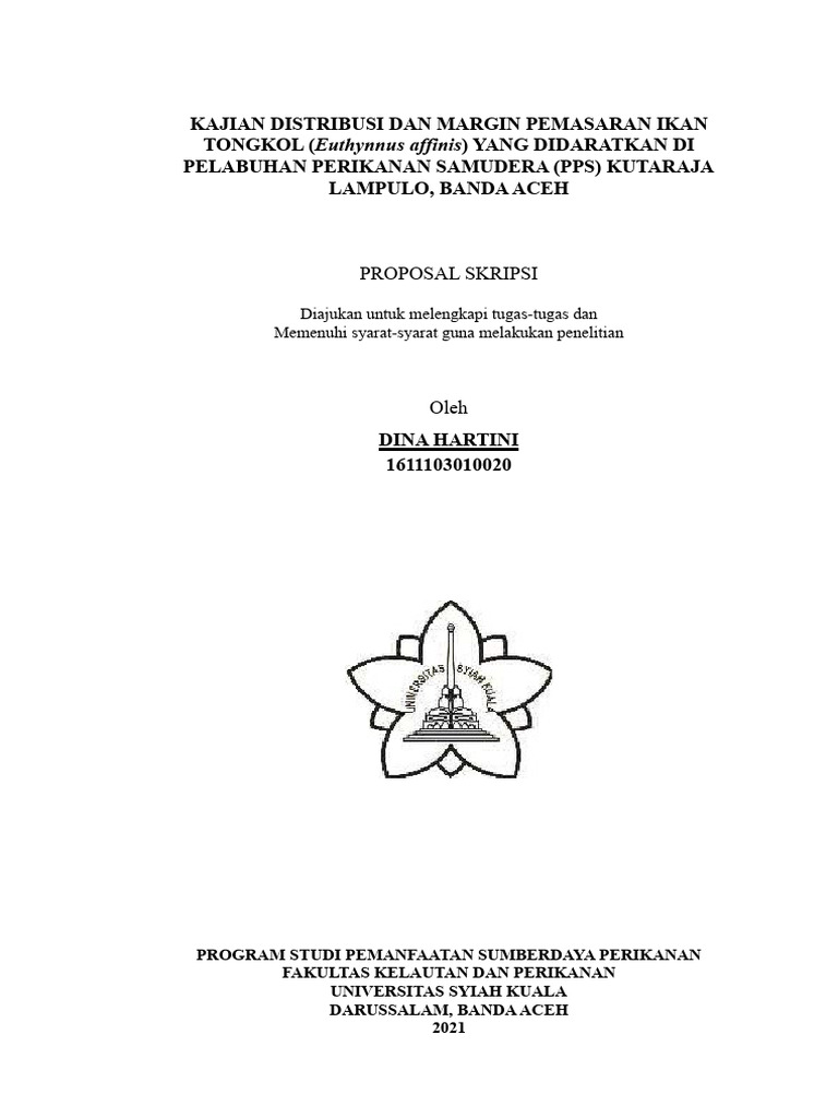 Proposal Dina Revisi Agustus | PDF