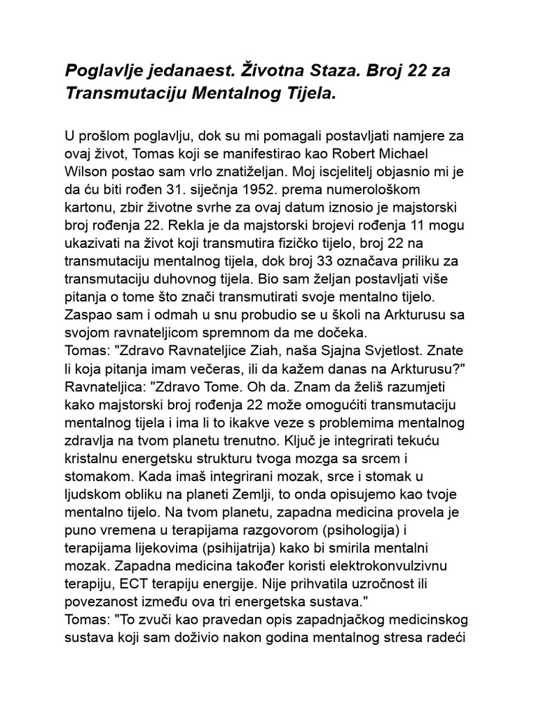 Poglavlje Jedanaest | PDF