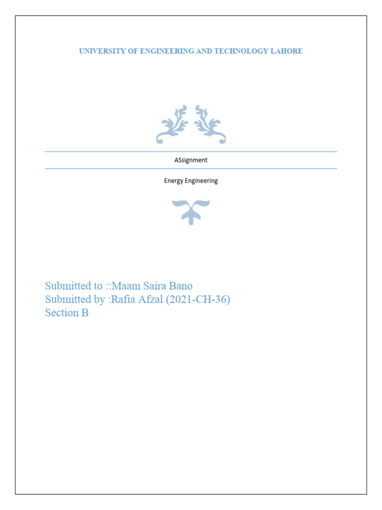 Ee Assignment | PDF | Biofuel | Algae Fuel