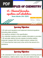 4 1 Chemistry Formula Triangles Lab | PDF | Mole (Unit) | Chemistry
