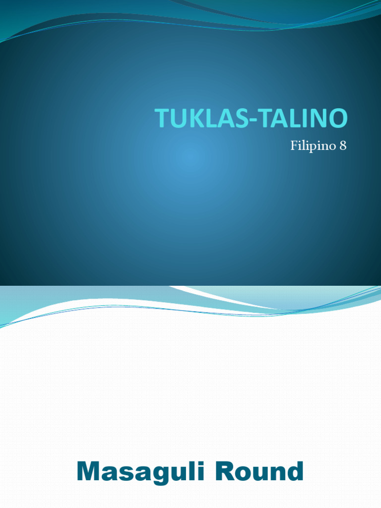 Tuklas-talino Filipino 8 | PDF
