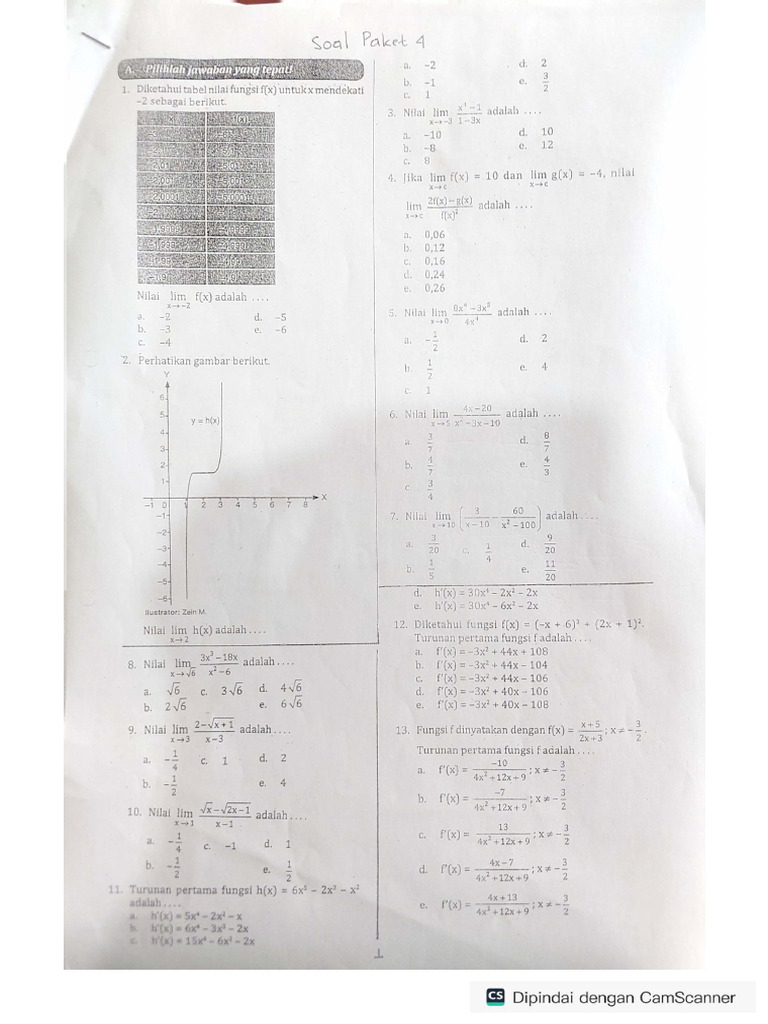 Soal Matwa Paket 4 | PDF