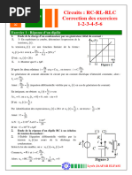 Exercice corrigé : Circuit RLC forcé | PDF | Tension électrique ...