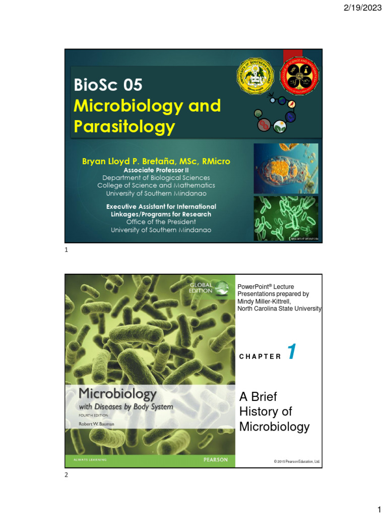 Bio-Sc-05-ch 01 Lecture Presentation | PDF | Bacteria | Microorganism