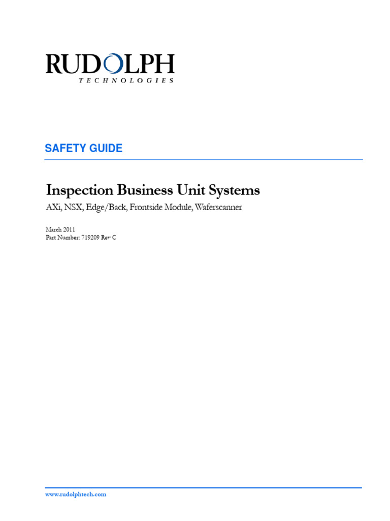 Vision Machine Safety - Guide - Rev - C | PDF | Laser