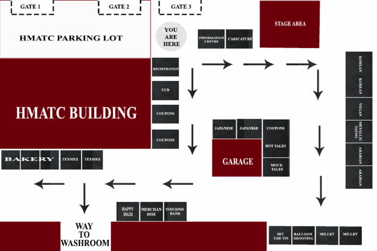 Event Venue Map and Activities Guide | PDF