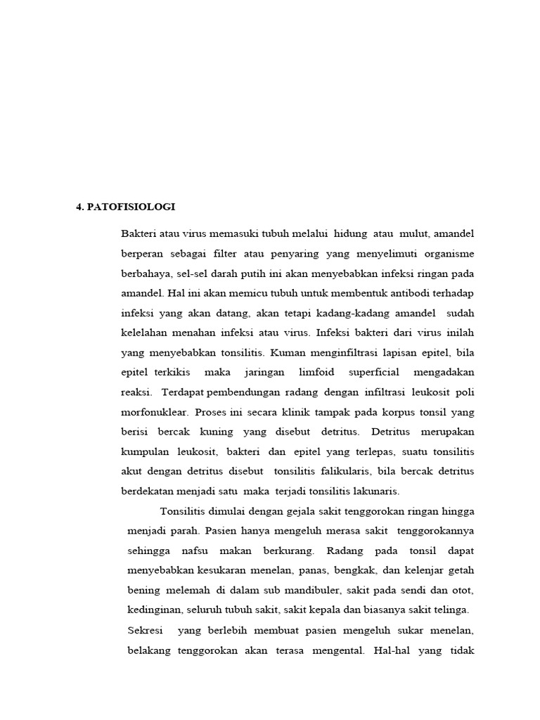 LP Tonsilitis 3 | PDF