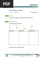 Cooking Verbs Esl Vocabulary Matching Exercise Worksheet | PDF | Food ...
