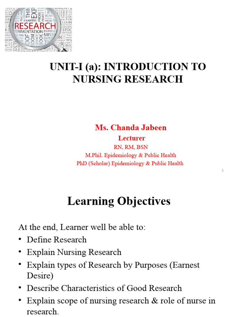 Nursing Research: Types and Scope | PDF | Positivism | Reality