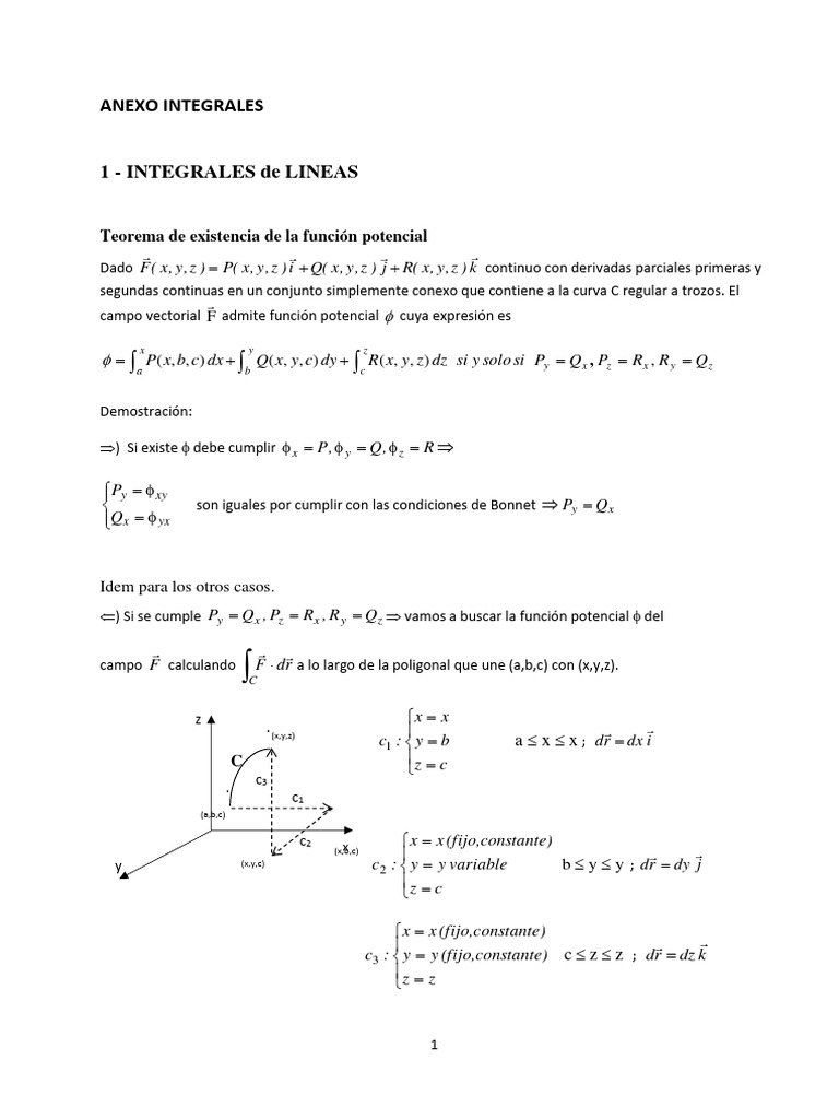 Anexo Integrales | PDF | Esfera | Integral