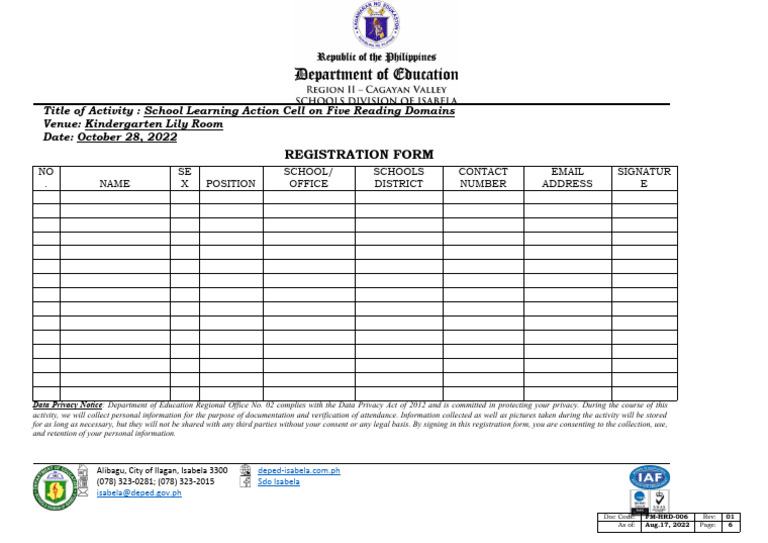 5-LD-Registration-Form | PDF