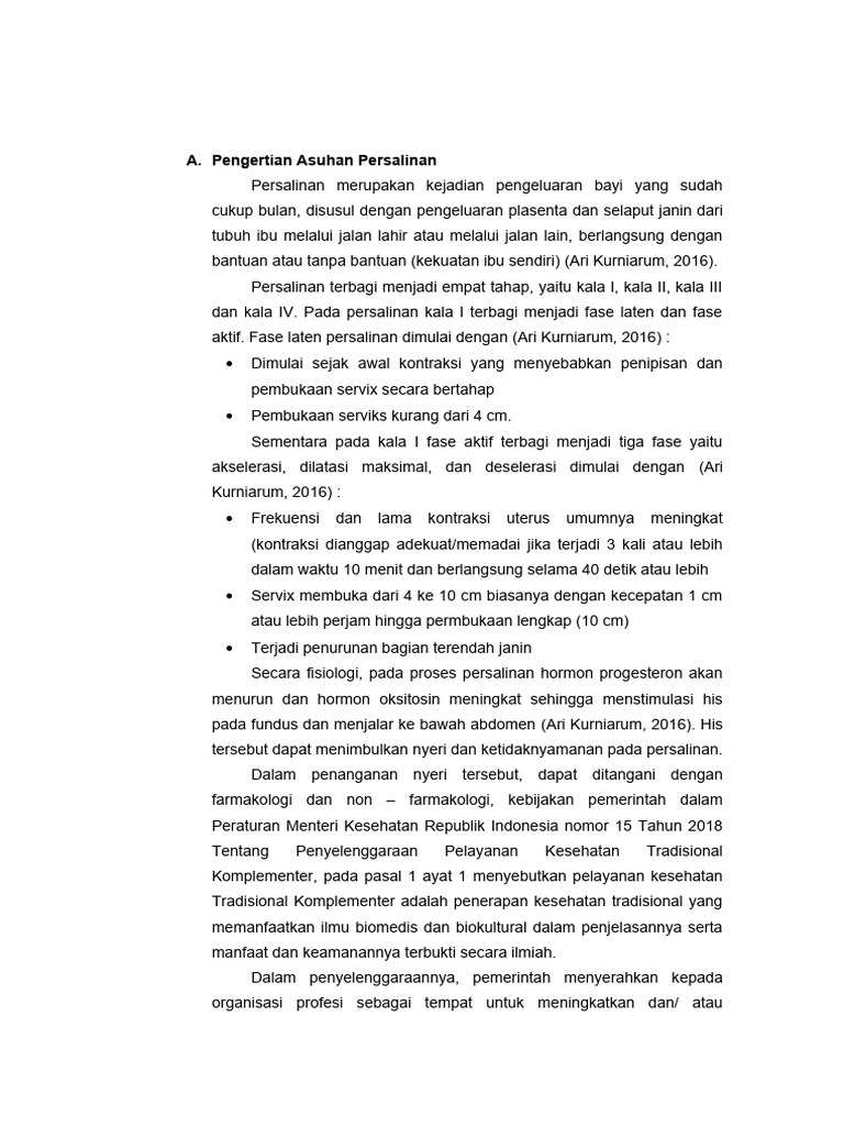 Teknik Rebozo dalam Persalinan | PDF