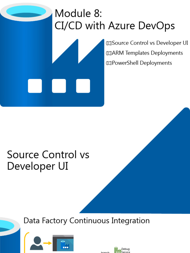 M08 - CICD with Azure DevOps | PDF | Version Control | Systems Engineering