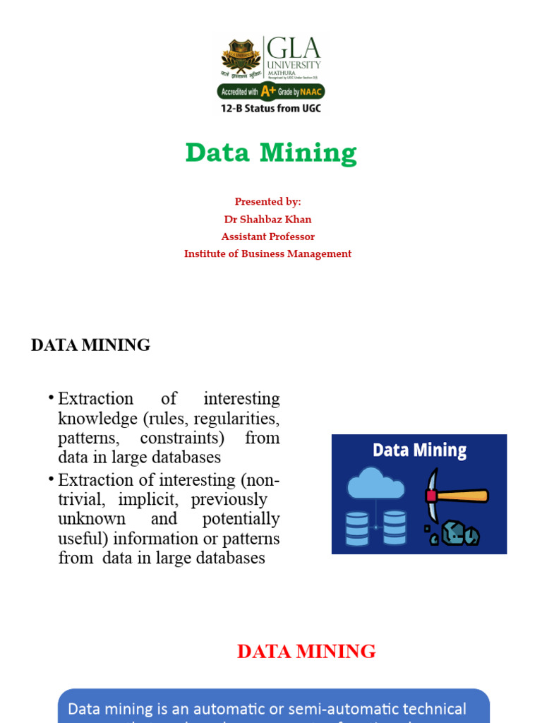 Data Mining | PDF | Data Mining | Autoregressive Integrated Moving Average