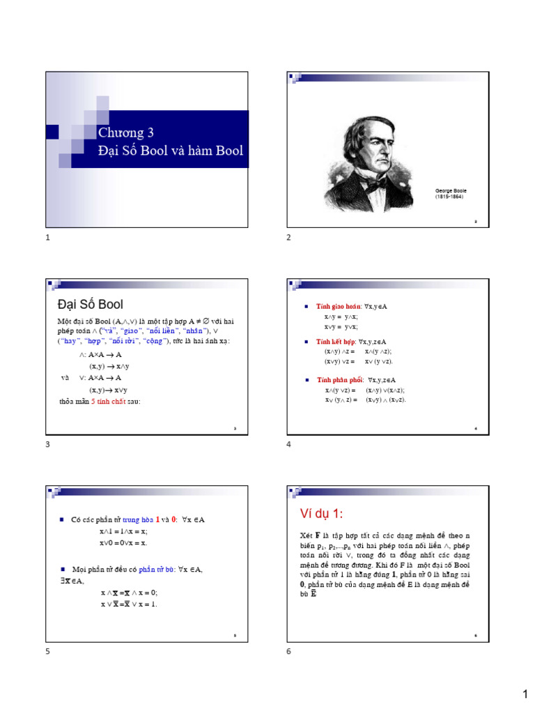 C4 ĐẠI SỐ BOOLE | PDF