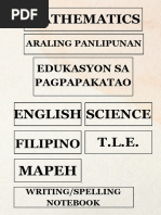 White Colorful Minimalist School Subjects Folder Label | PDF | Sports ...