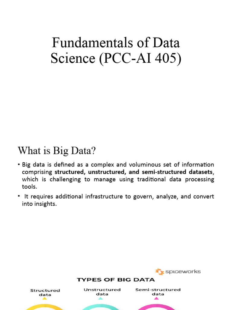 Data Science vs Big Data | PDF | Big Data | Data Mining