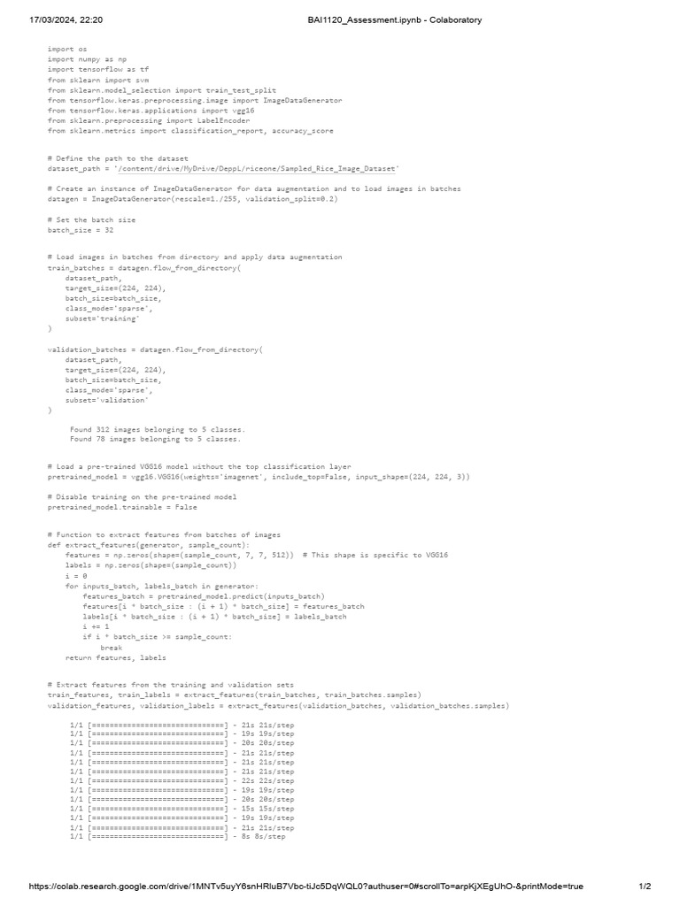 BAI1120 - Assessment - Ipynb - Colaboratory | PDF | Accuracy And Precision | Computer Science