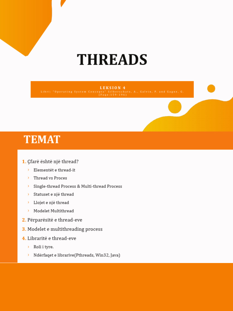 Leksion 4 - Threads | PDF