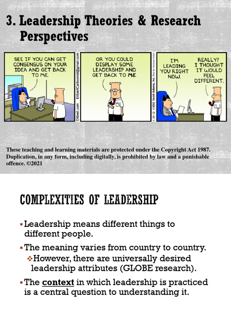 Lecture 3 | PDF | Leadership | Social Psychology