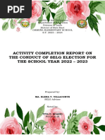 SELG - Narrative Report | PDF