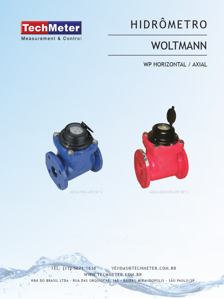 Catalogo Woltmann WPH e WPH-H - Techmeter | PDF