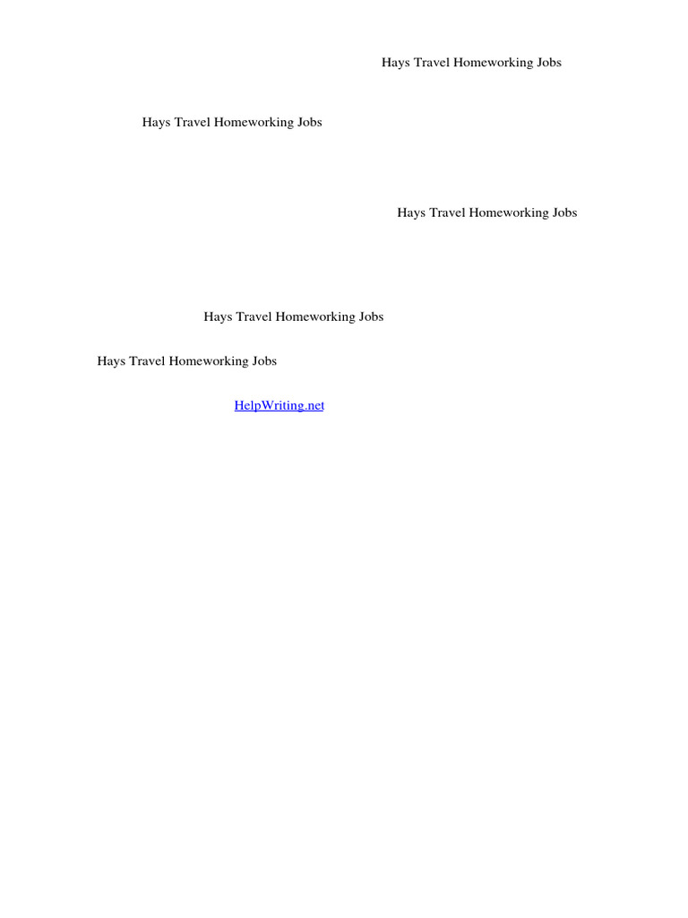 Homeworking Travel Consultant Jobs | PDF | Retail | Employment