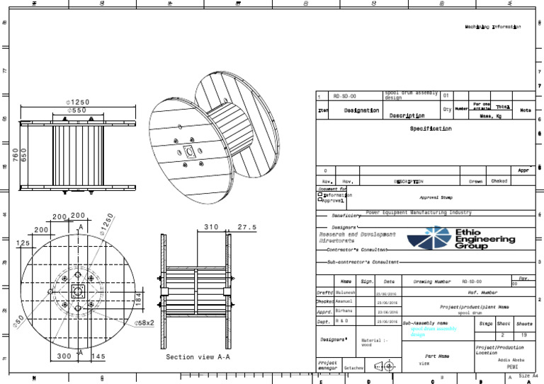Spool Drum Assembly View | PDF