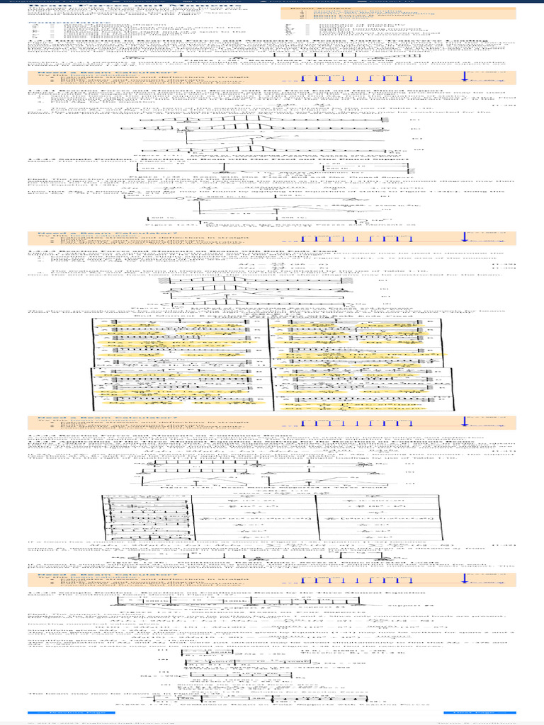 Moment Formulas | Download Free PDF | Beam (Structure) | Bending