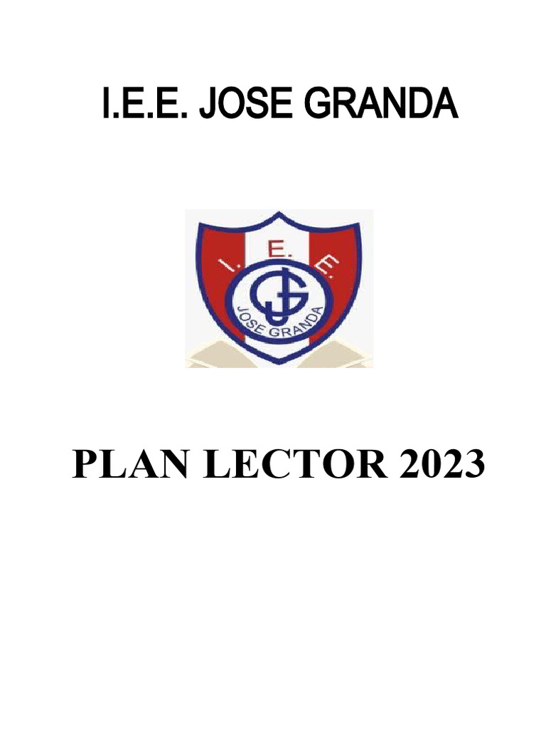 PLAN LECTOR 2023 - Revisado | PDF | Comprensión lectora | Plan de estudios