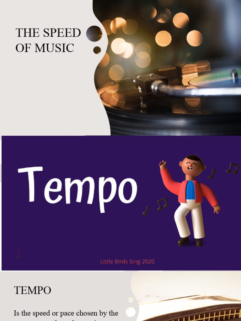 Understanding Music Tempo and Speed | PDF | Tempo | Musical Forms