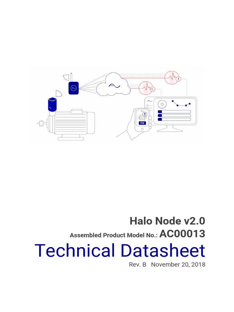 Halo Node Datasheet | PDF | Wi Fi | Computing
