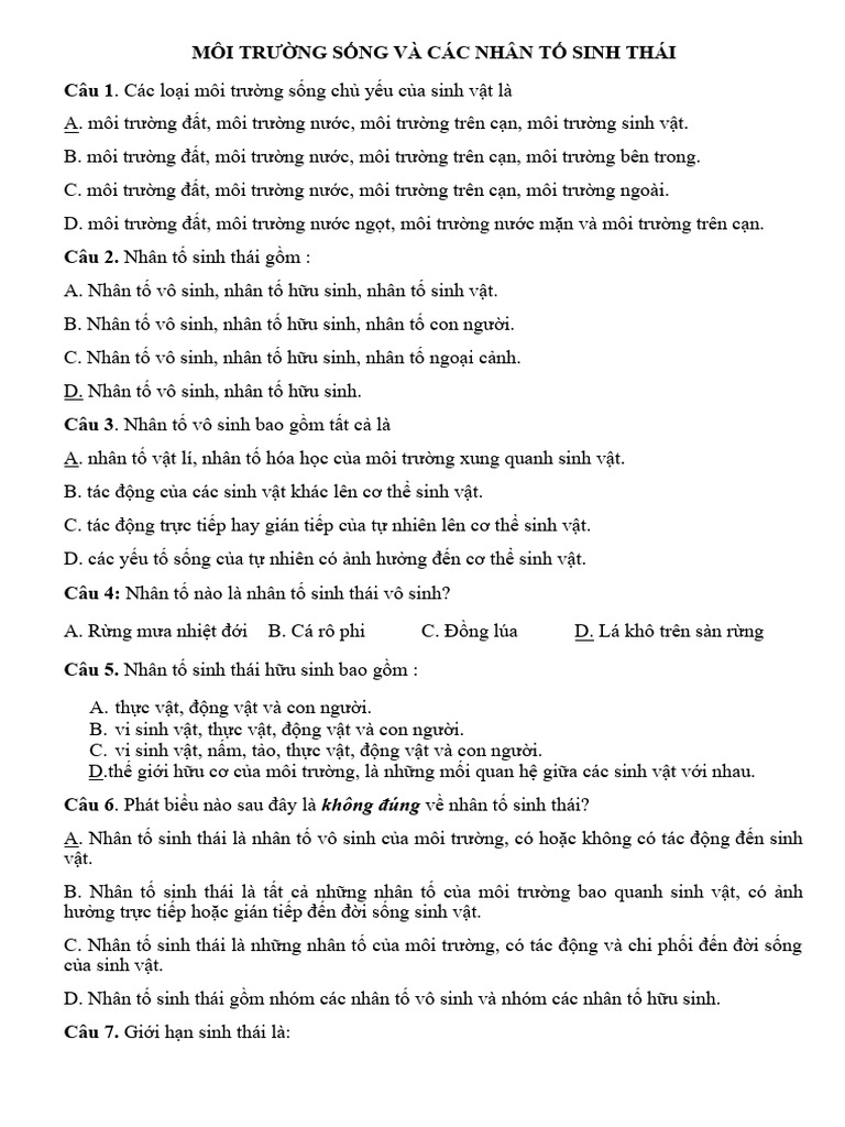 On Tap Giua Kỳ Ii | PDF